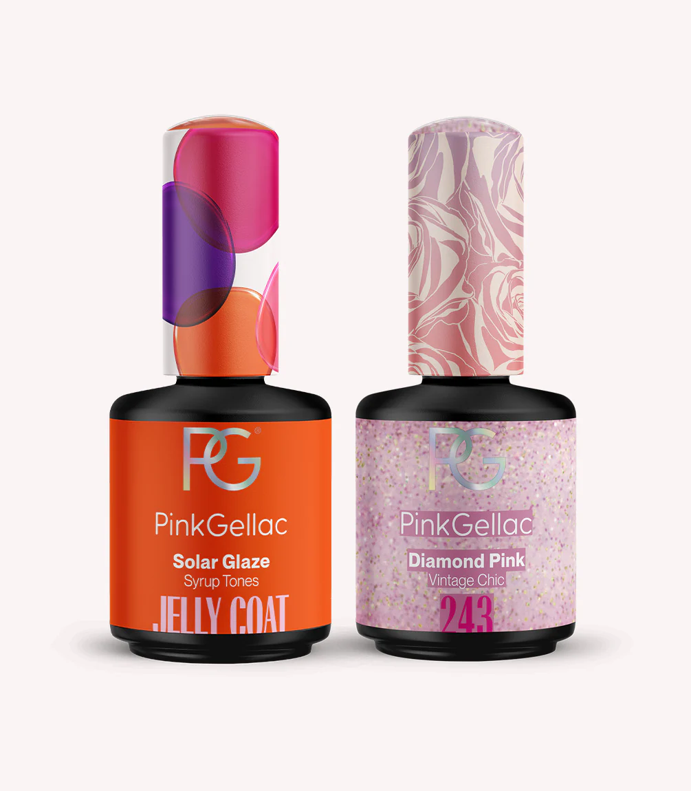 Jelly Coat Set Solar Glaze - Pink Gellac