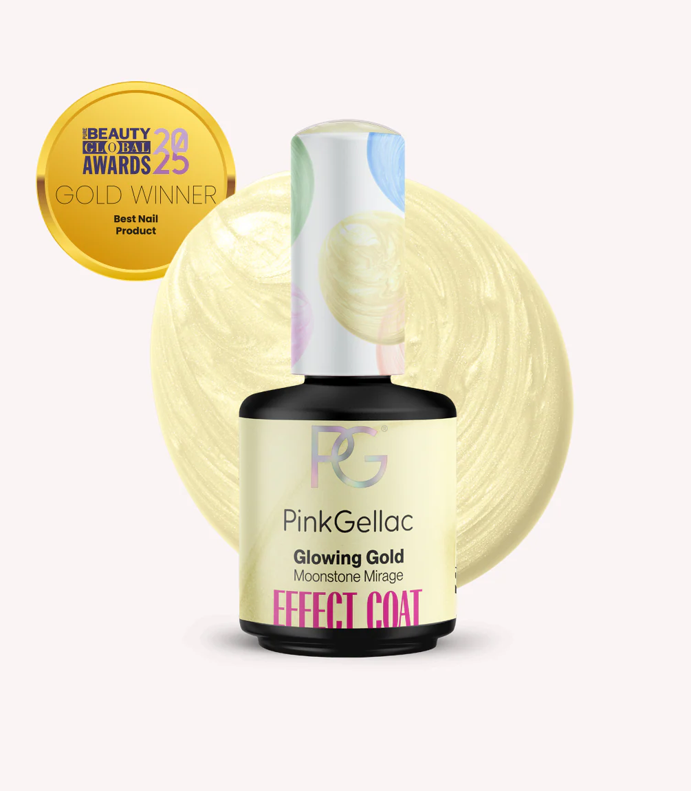 Effect Coat Glowing Gold - Pink Gellac